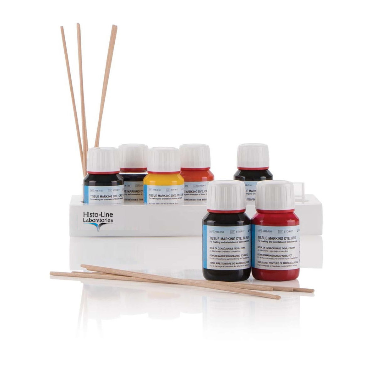 Tissue marking dyes kit - Kit a 7 colori | 013408-SET-7 | Histoline
